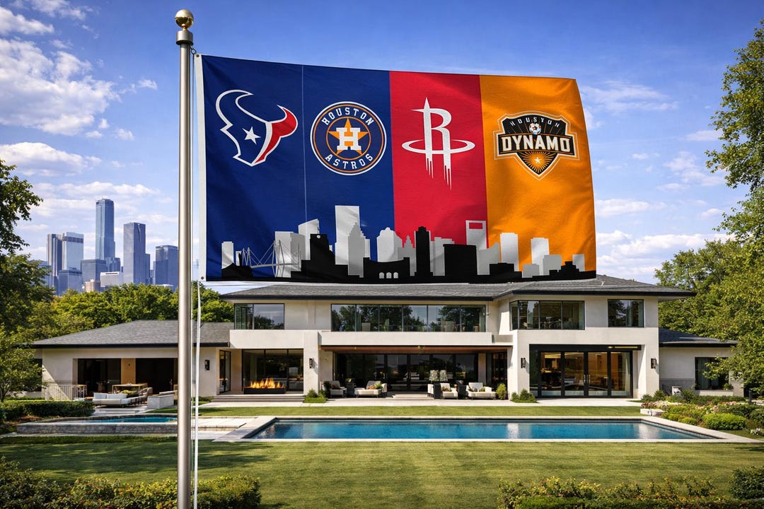 Houston Sports Flag – Texans Astros Rockets Dynamo Wall Flag | Mancave ...