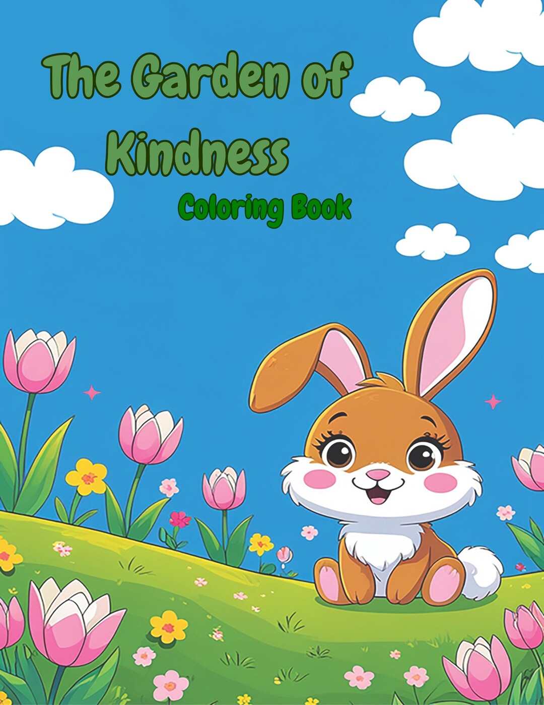 Printable Coloring Book for Kids - the Garden of Kindness – 31 Kawaii ...