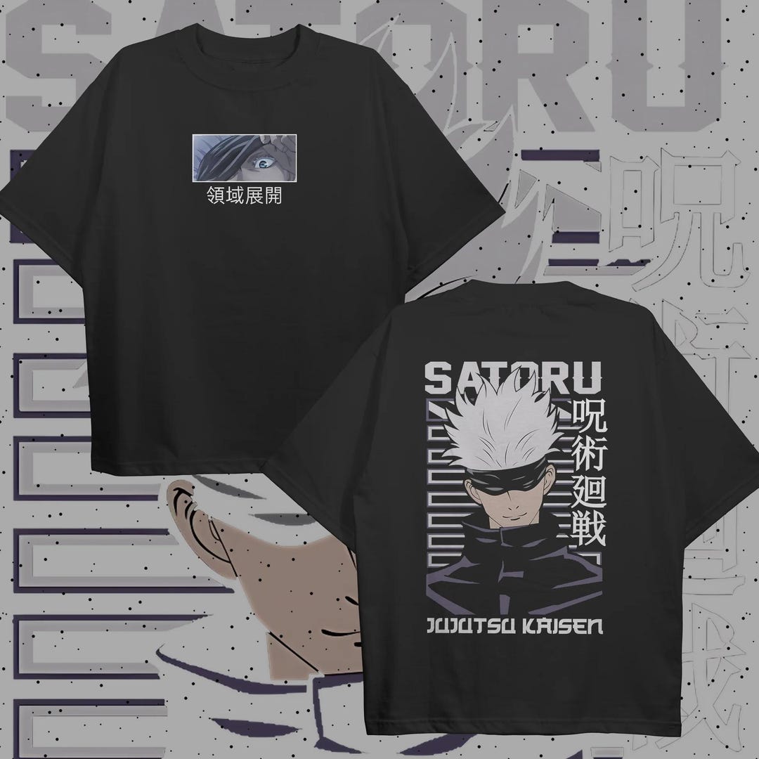 Gojo Satoru JJK Jujutsu Kaisen T-shirt Anime Manga Shirt Gift for ...