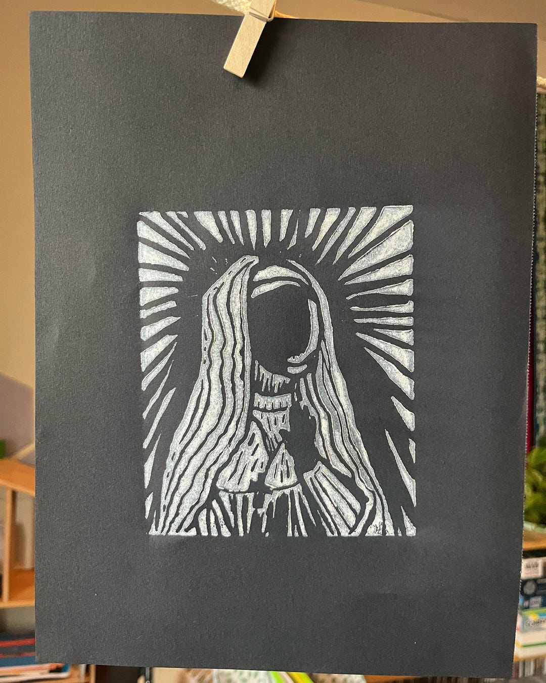 Nun Print - Etsy