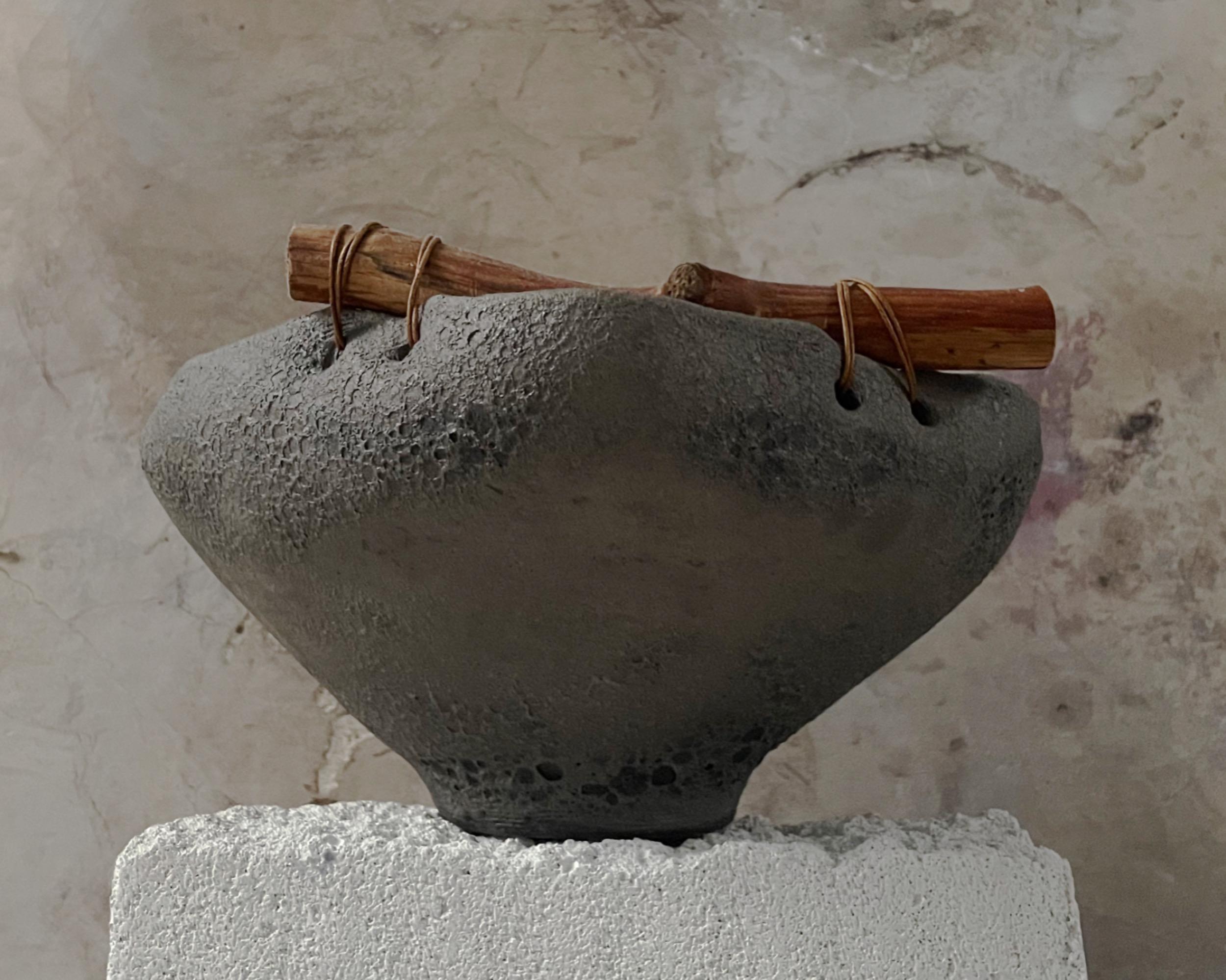 Organic Ceramic Bowl| Handbuilt Sculptural Form | Glazed Interior ...