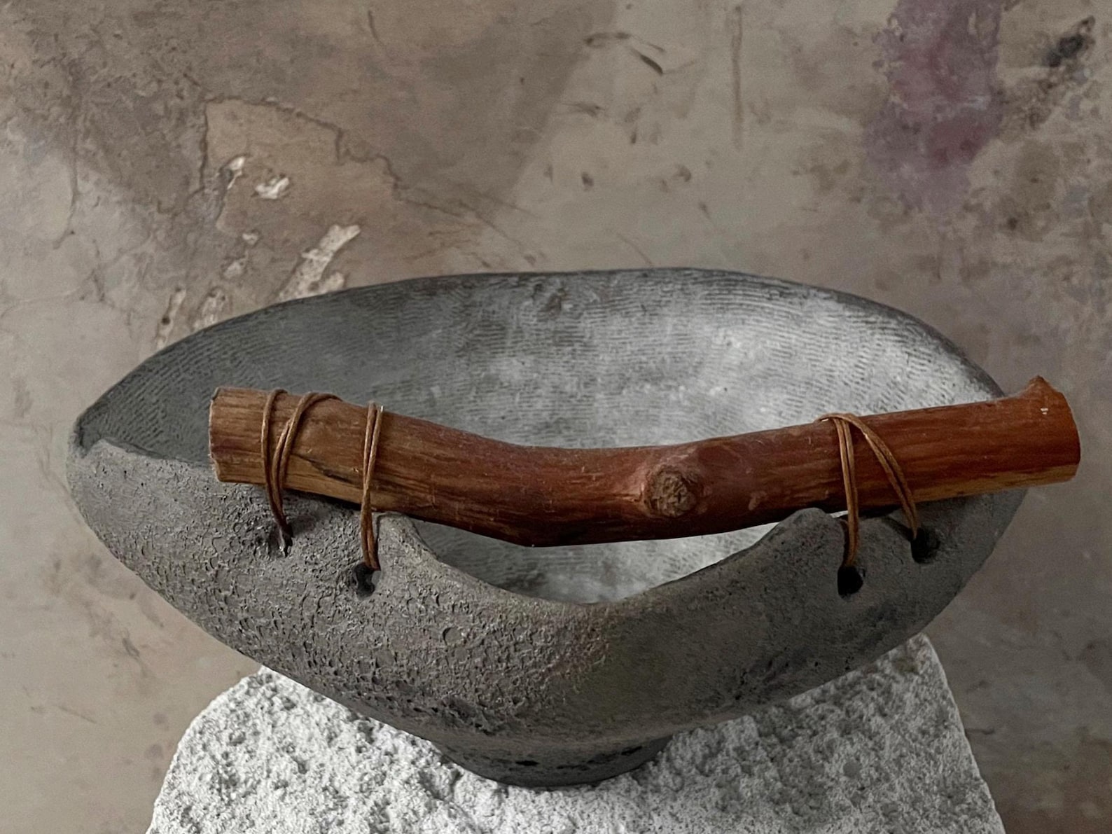 Organic Ceramic Bowl| Handbuilt Sculptural Form | Glazed Interior ...