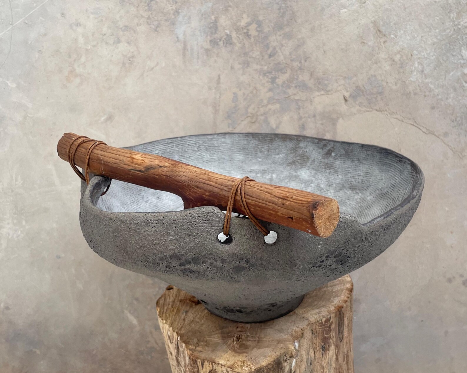 Organic Ceramic Bowl| Handbuilt Sculptural Form | Glazed Interior ...