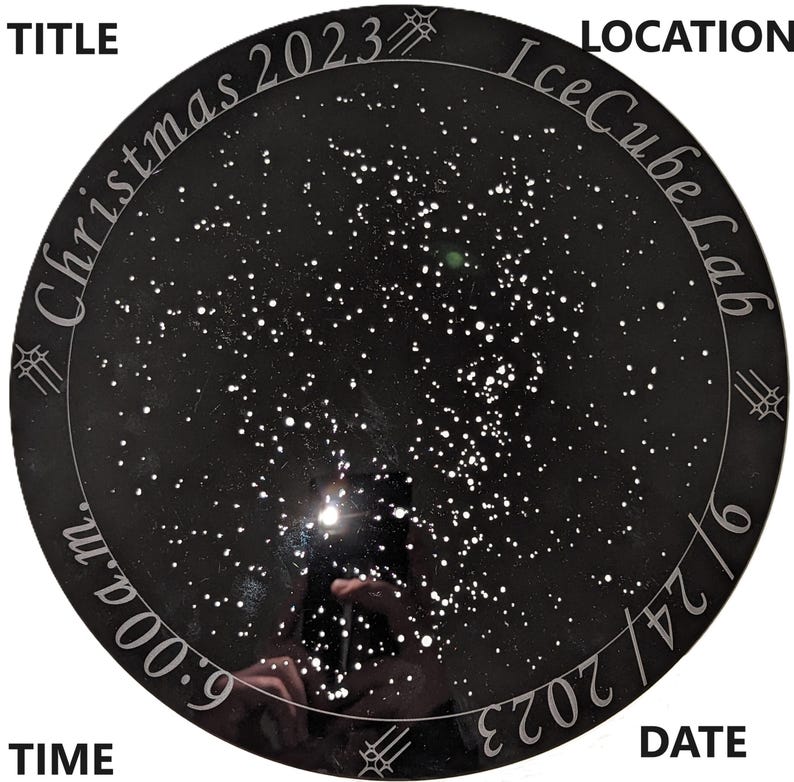 Romantic Accurate Custom Star Projector | Unique Date, Time, and Place ...