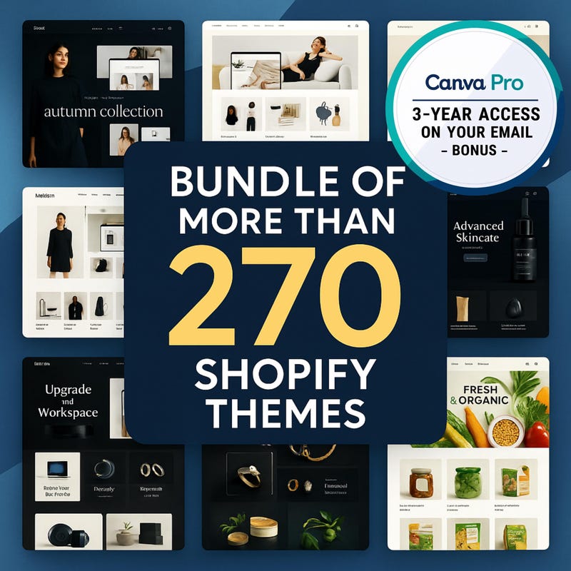 Shopify Website Templates - Etsy