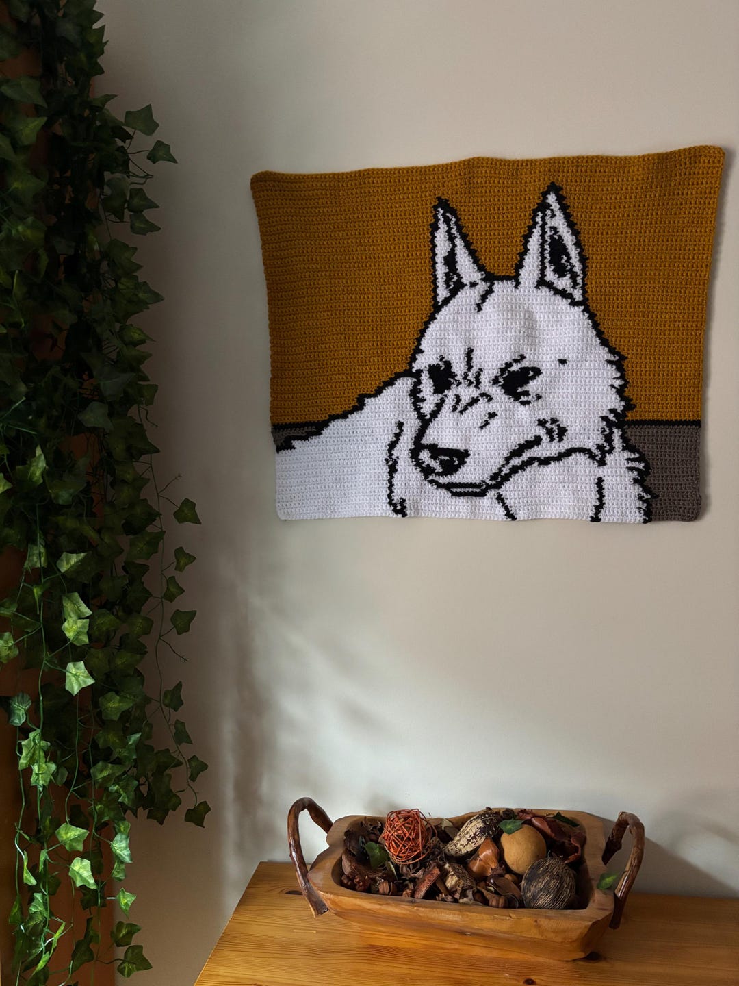 Moro Wolf Tapestry Crochet Pattern | Studio Ghibli DIY (PDF Pattern) - Etsy