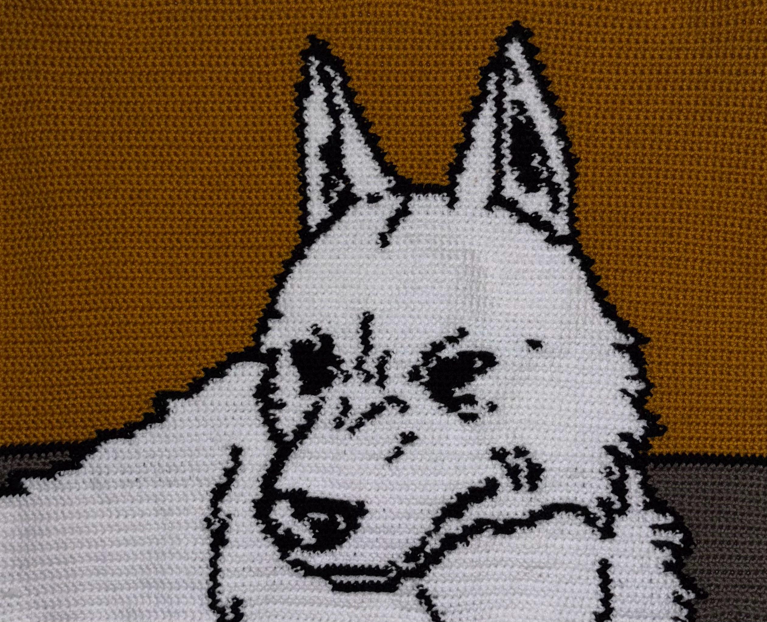 Moro Wolf Tapestry Crochet Pattern | Studio Ghibli DIY (PDF Pattern) - Etsy