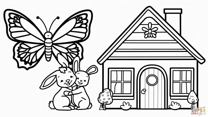 Fun and Educational Kids' Coloring Pages Bundle|printable Sheets for ...