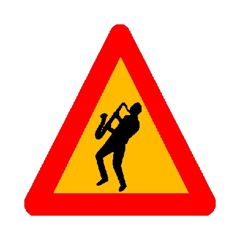 Jazz Warning Sign Digital Embroidery Design - Etsy