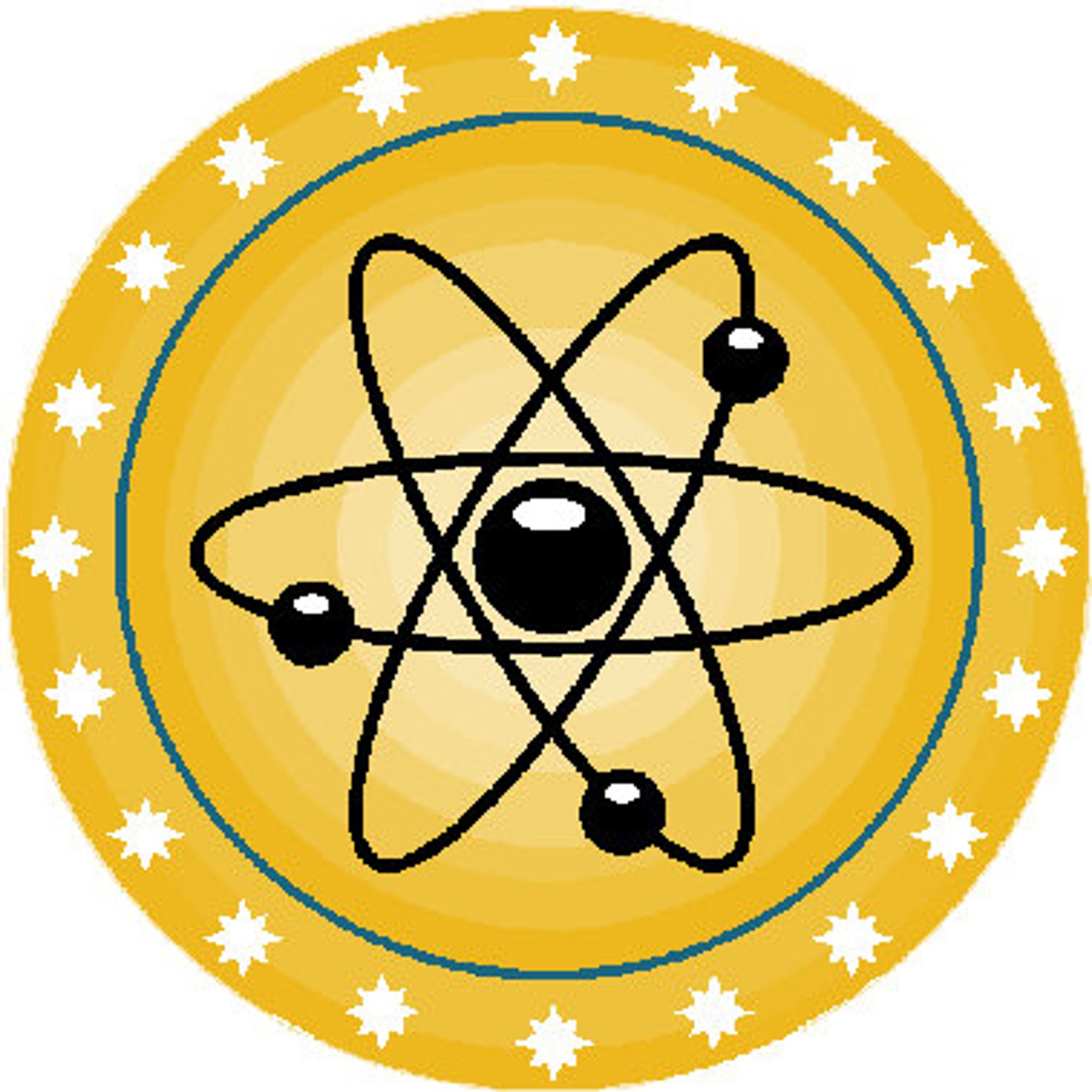 Apocalypse Atomic Bomb Badge Digital Embroidery Round Design ...