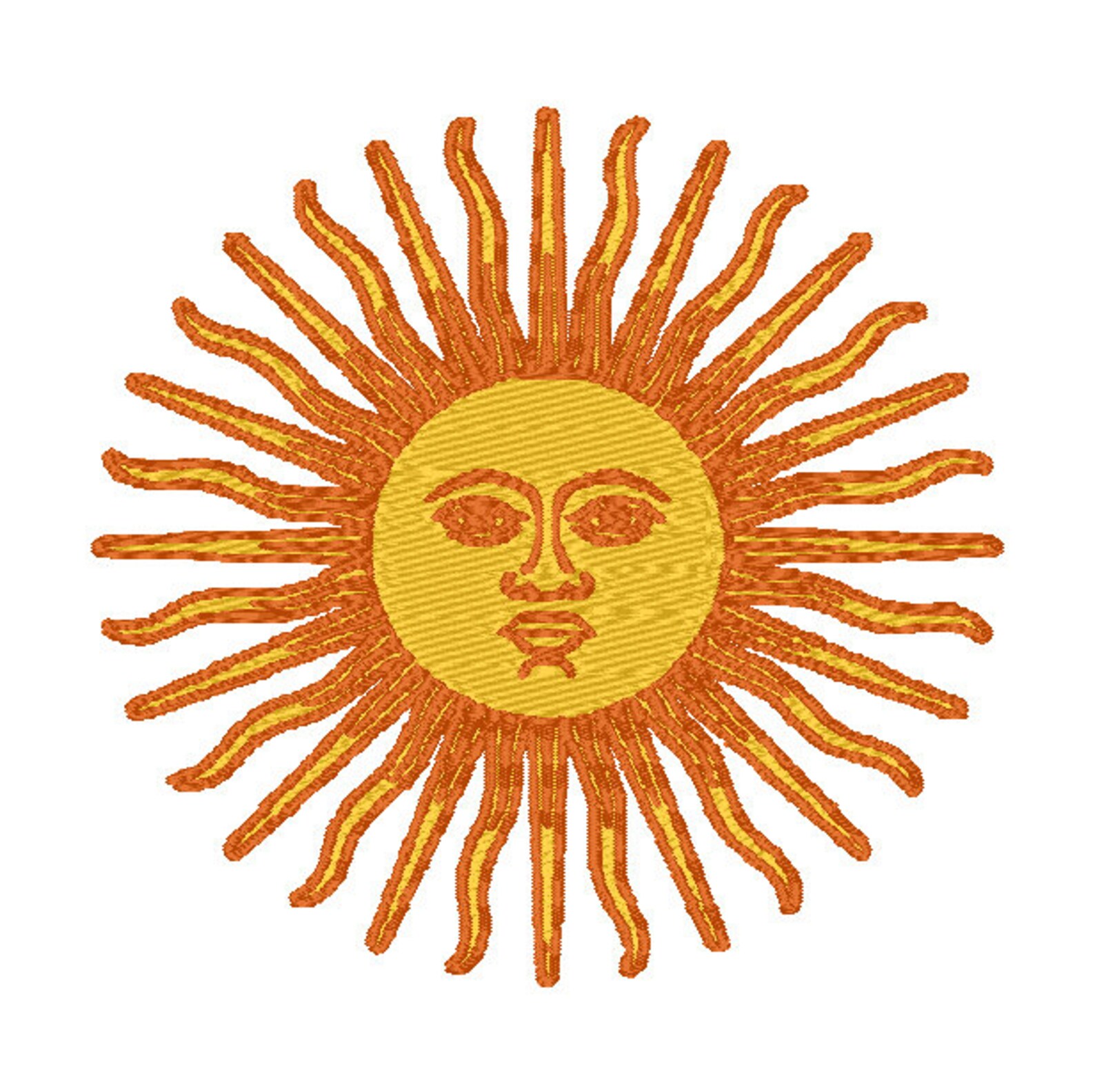 Sun Digital Embroidery Design - Etsy