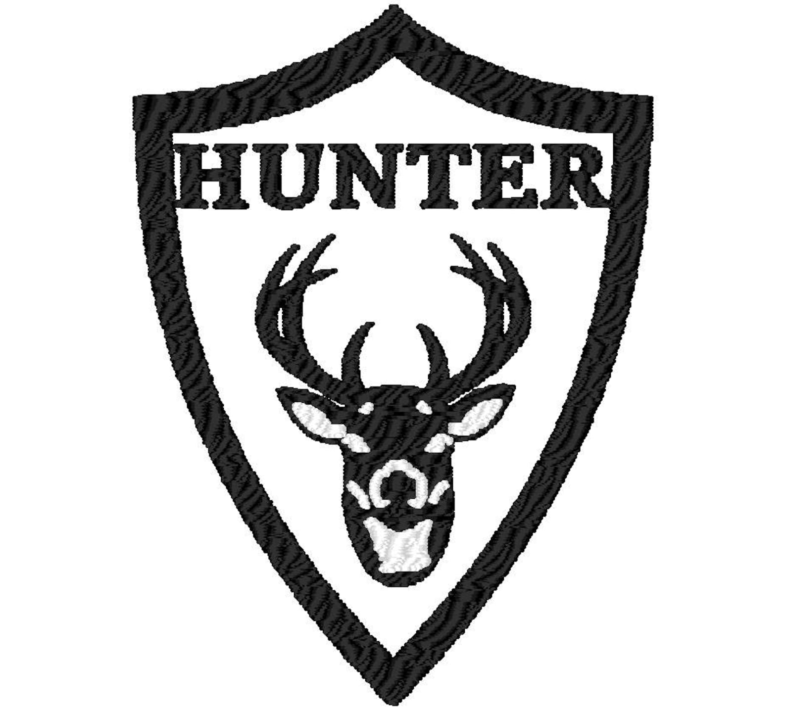 Hunter Digital Embroidery Design - Etsy