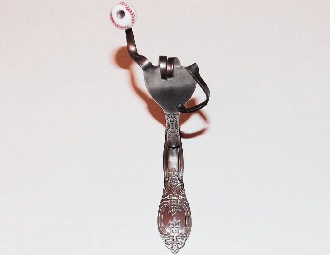 Fork Sculpture Baseball Pitcher - Etsy
