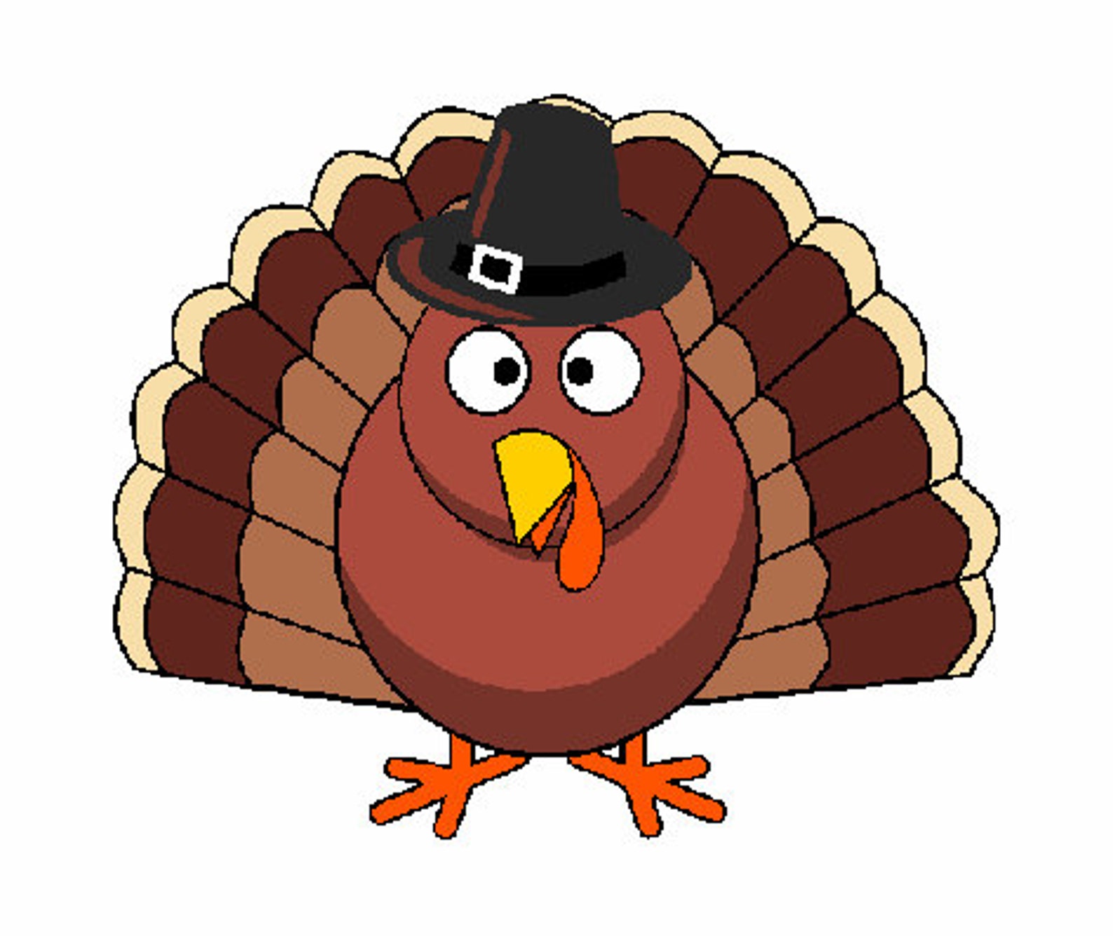 Thanksgiving Turkey Digital Embroidery Design, Turkey Digitized ...