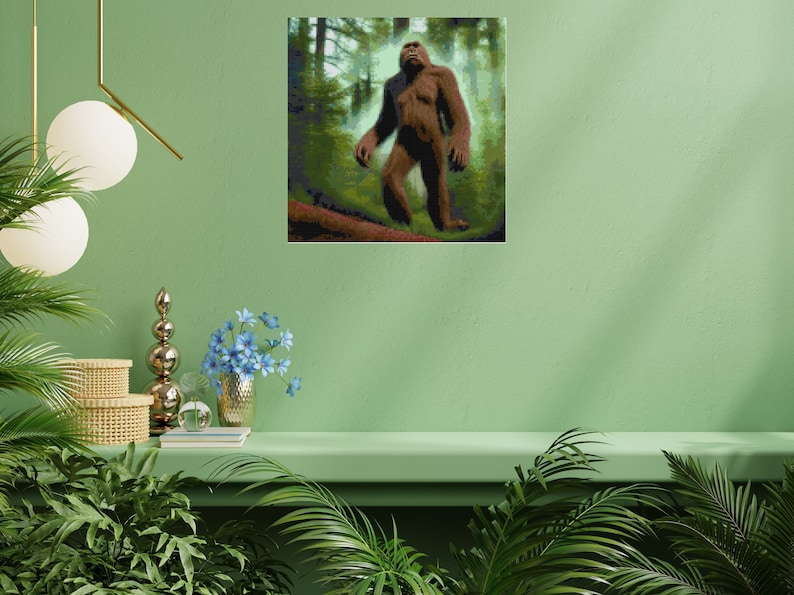 Bigfoot Cross Stitch Pattern Pdf - Etsy