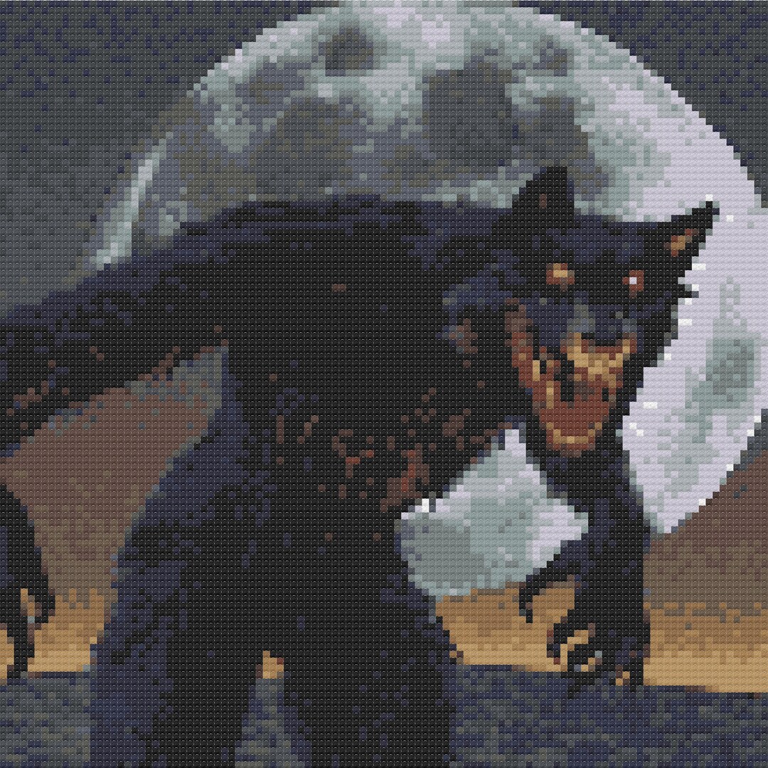 Werewolf Cross Stitch Pattern Pdf - Etsy