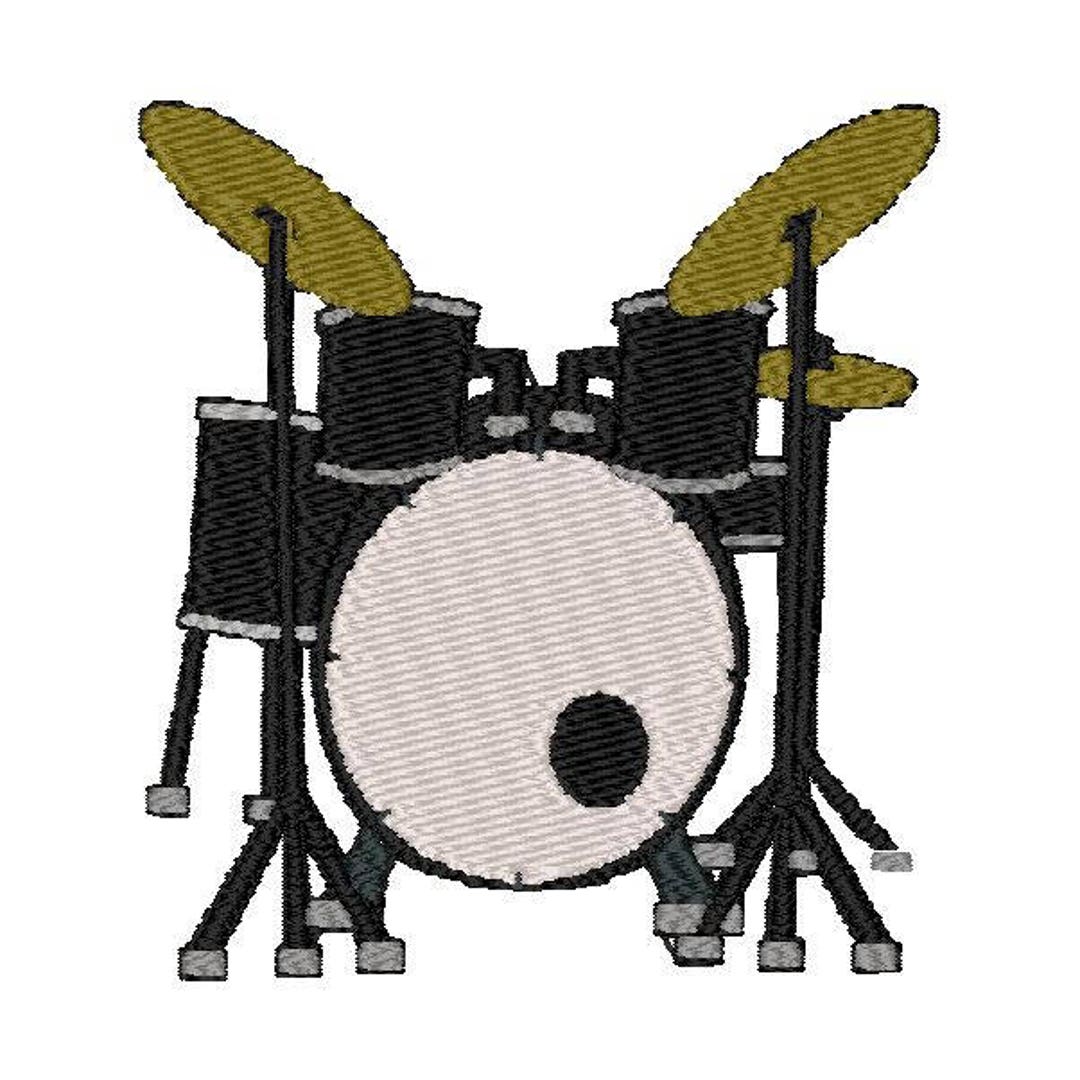 Drums Embroidery Design - Etsy Canada