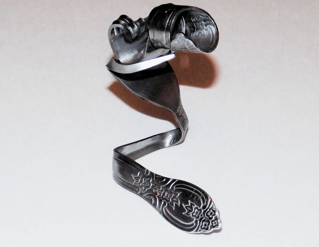 Fork Sculpture Photographer With Zoom - Etsy