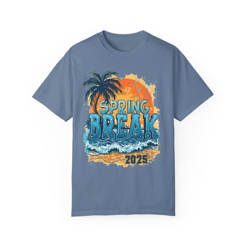 Spring Break 2025 T-shirt, Comfort Colors, Casual Beachwear, Summer ...