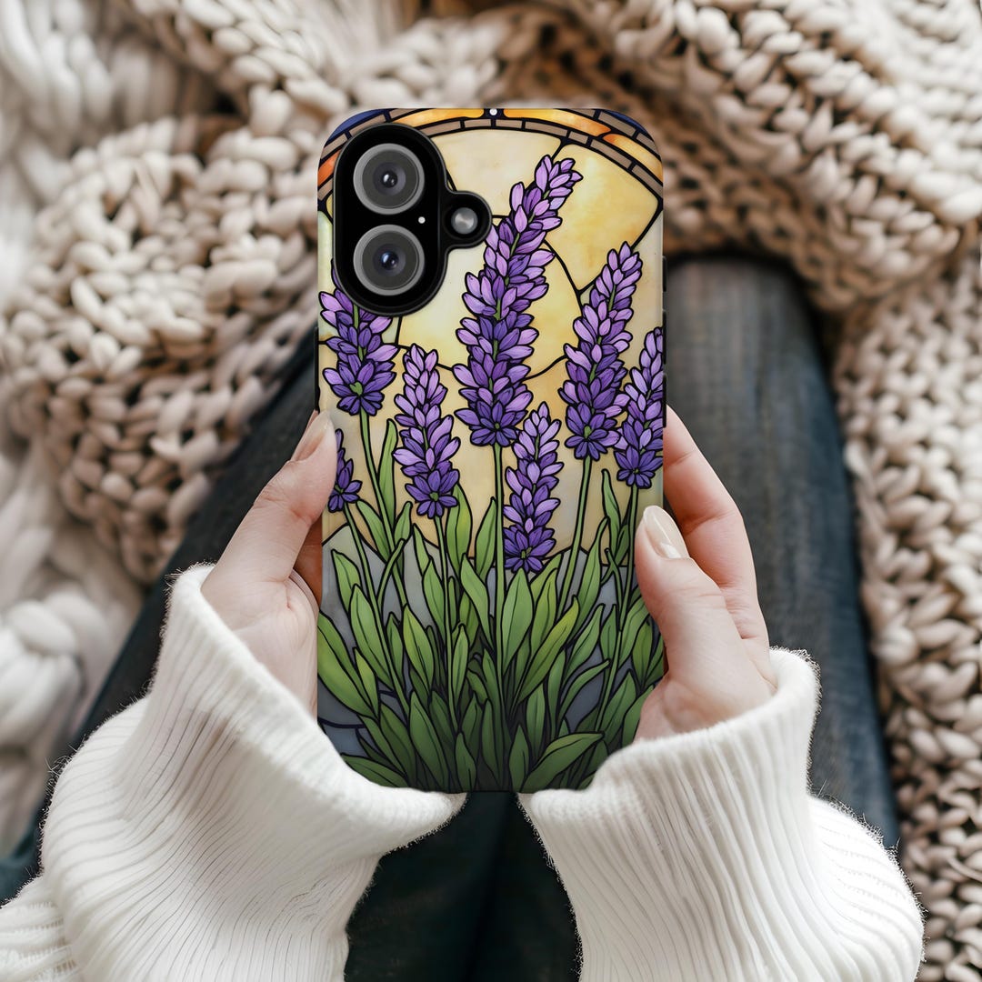 Lavender Floral iPhone 16 Case, Nature-inspired Tough Cases, Gift for ...
