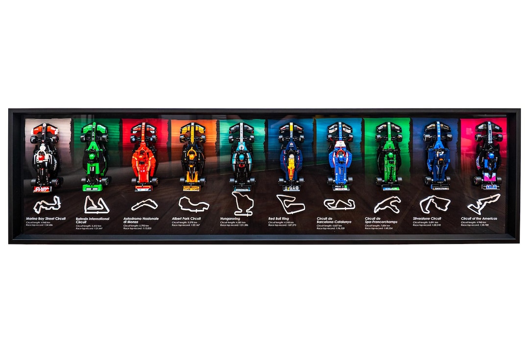 Display Case Frame for F1 Lego Speed Champions Models 150cm X 40cm ...