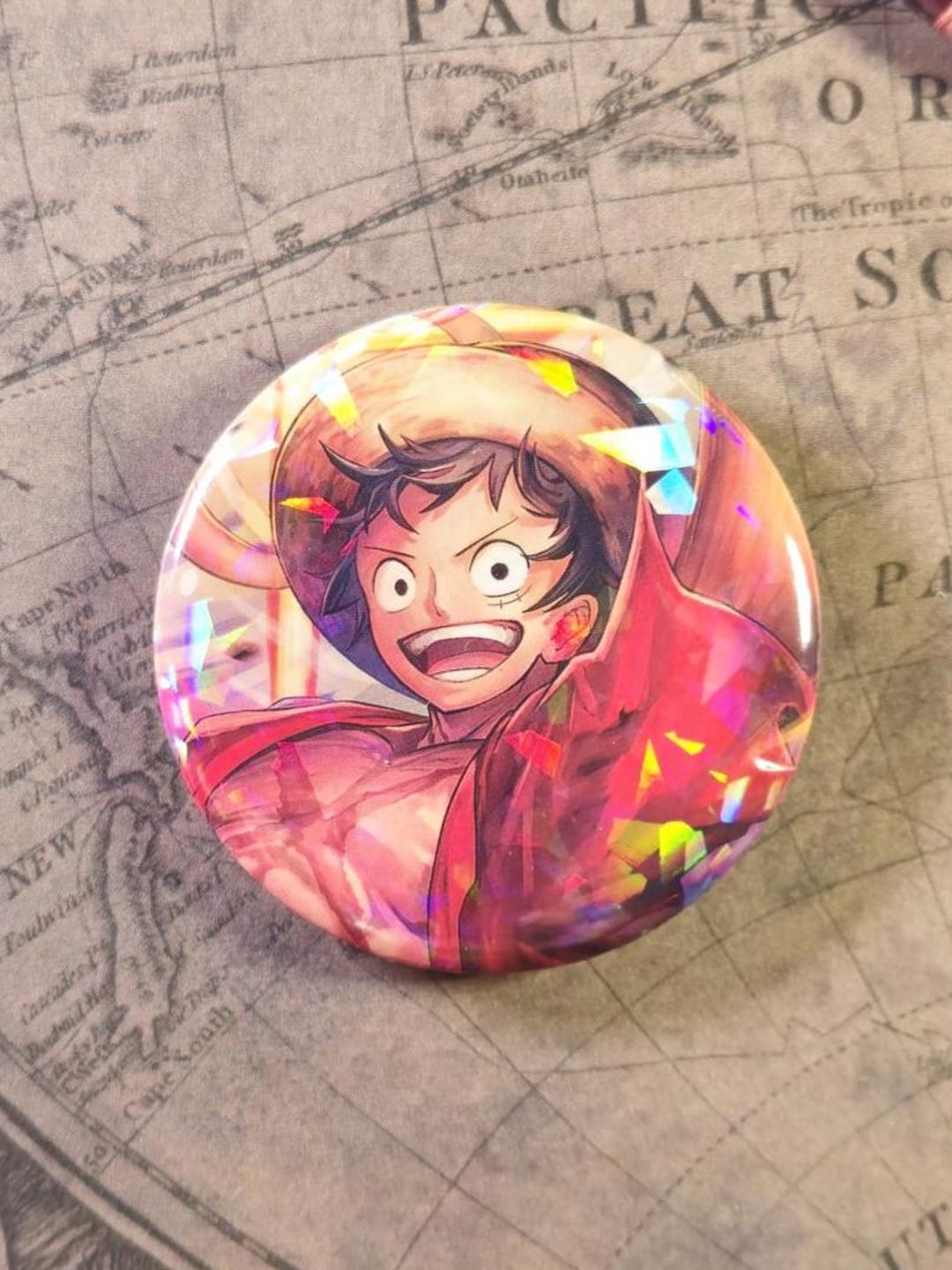 Special DON!! Set Vol.1 - Luffy Button - Holographic 2.25” - One Piece ...