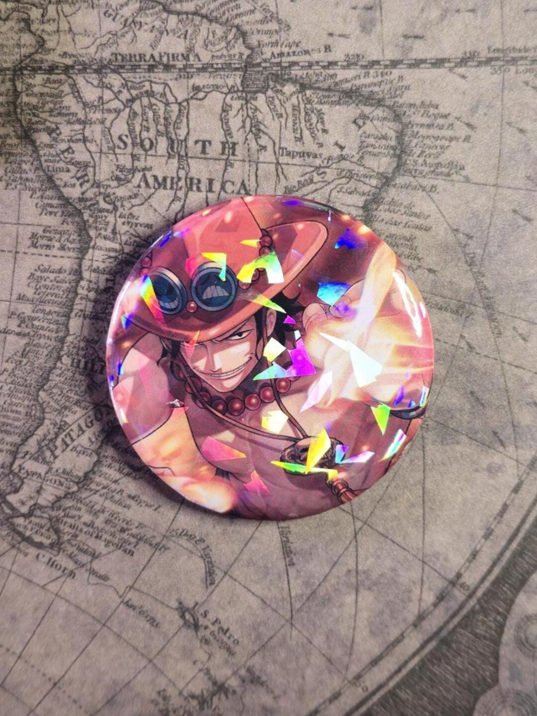 Special DON!! Set Vol.2 - Ace Button - Holographic 2.25” - One Piece ...
