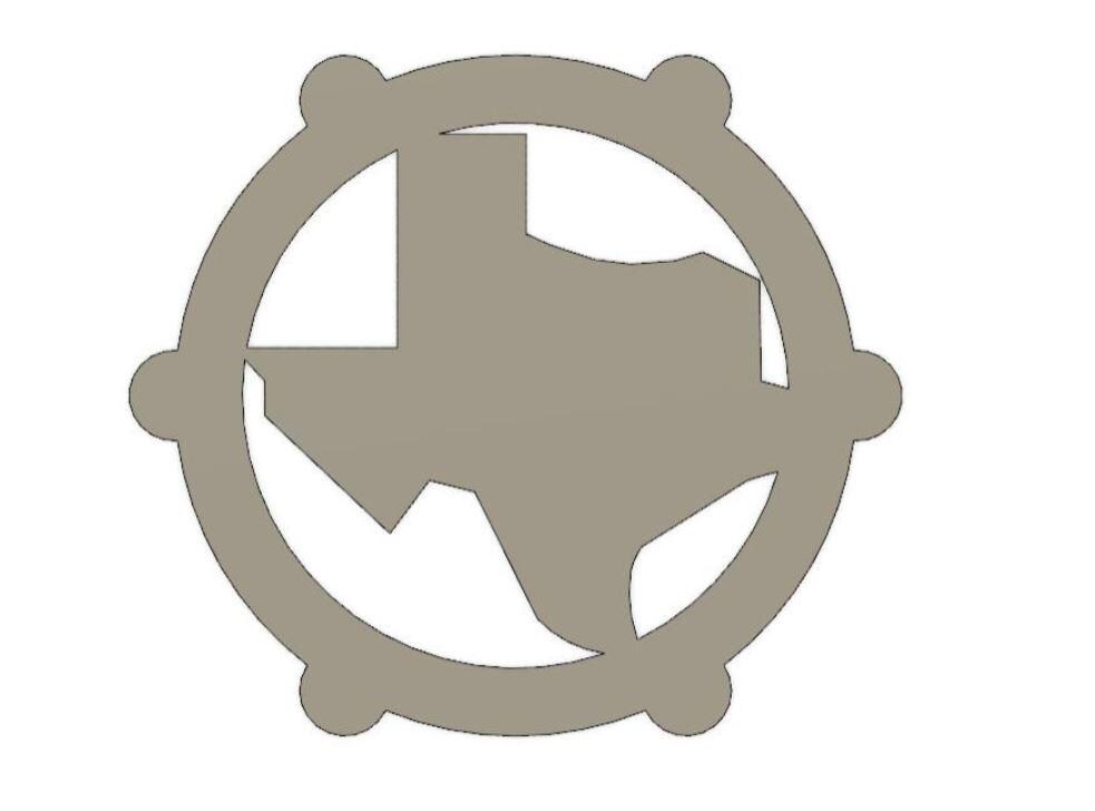 Texas Hand Dial | 1/4" Steel Fabrication Adjustment Knob (set of 4) - Etsy