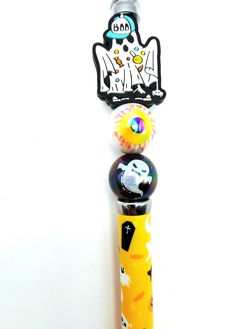 Pens Fun Halloween Beaded Bling Pen Comes With Refill - Etsy