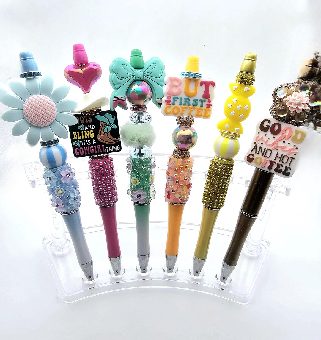 Fun Beaded Bling Pens - Etsy