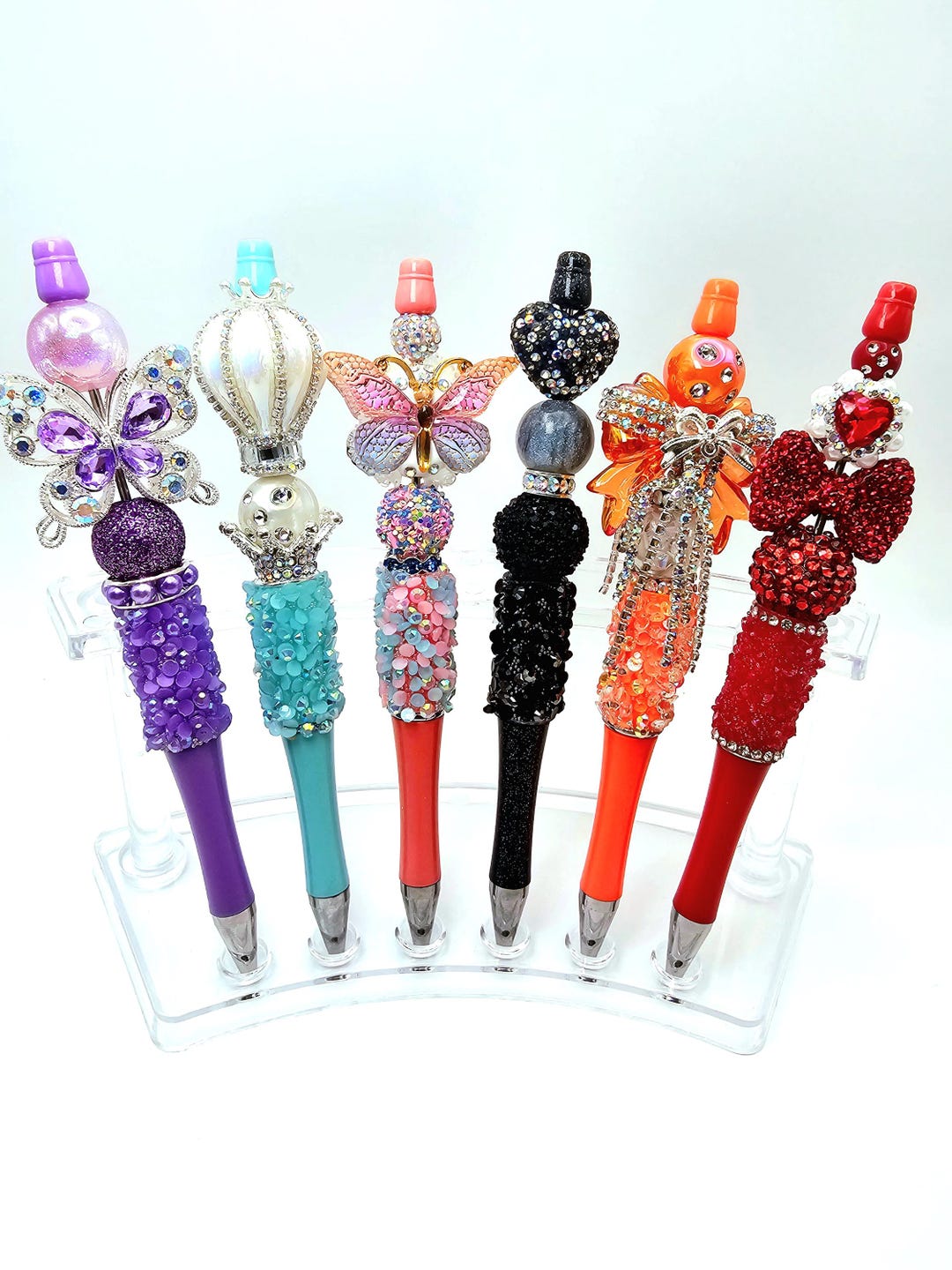 Pens Fun Elegant Beaded Unique Pen Comes With Refill - Etsy