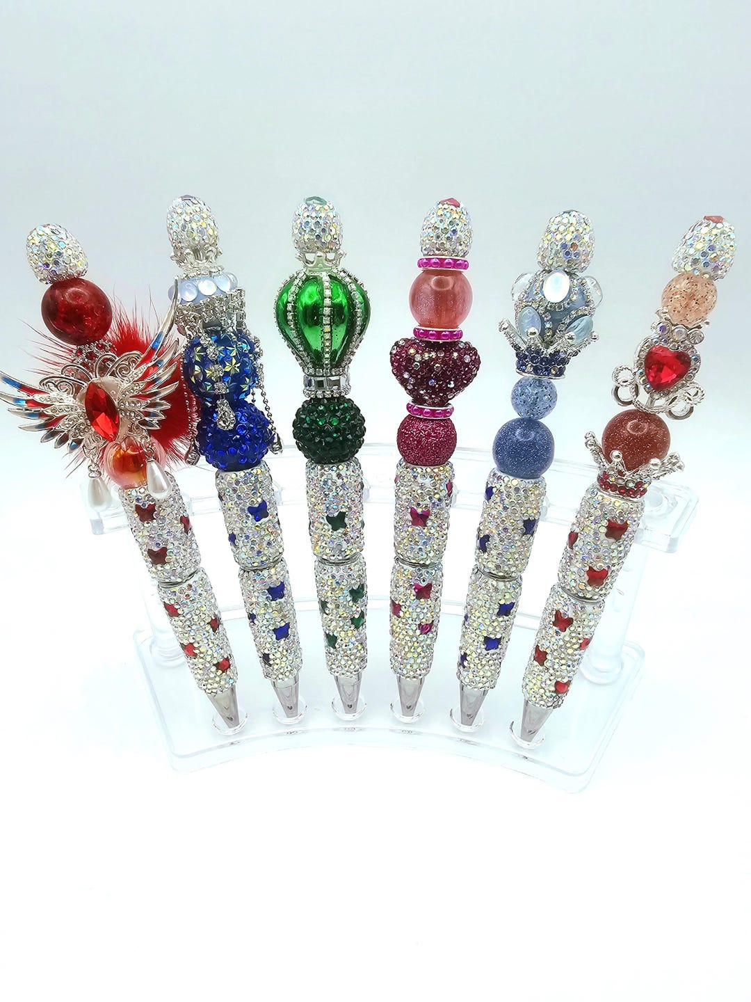 Fun Elegant Beaded Bling Pens - Etsy