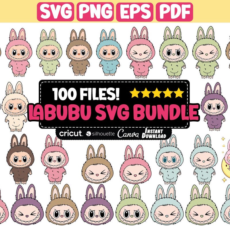 Labubu Vector - Etsy