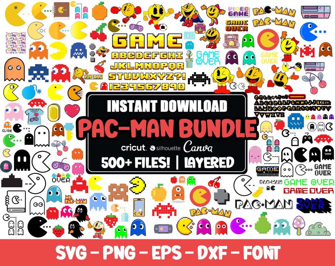 Retro Game Svg Bundle, Game Png, Pixel Svg, Clipart, Svg for Cricut ...