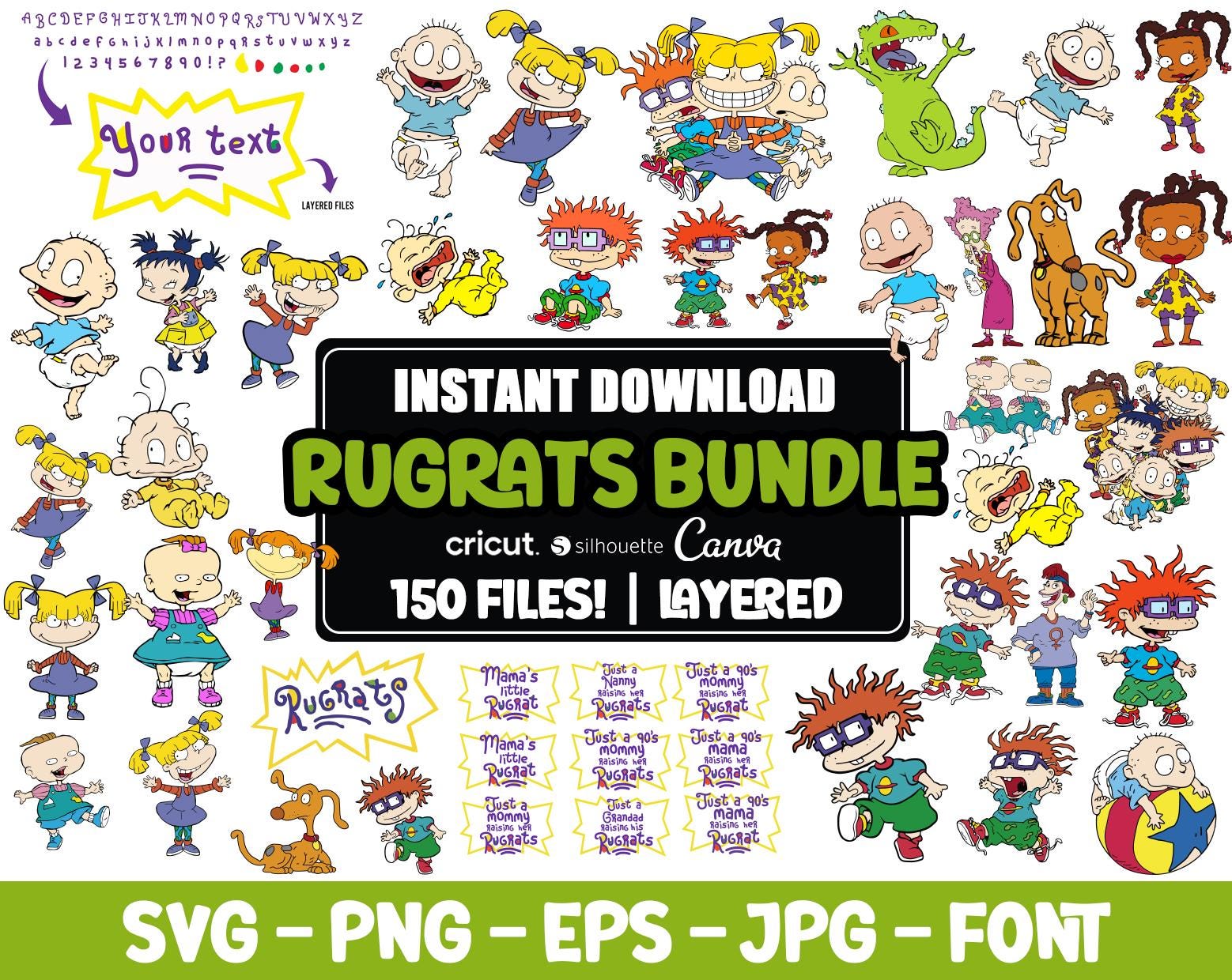 Rugrats Logo Schriftart