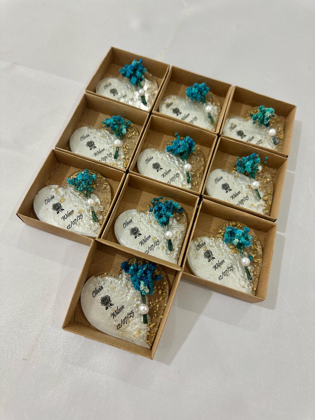 Wedding Favors for Guests, Bridal Shower Favors,flower Magnet Favor for ...