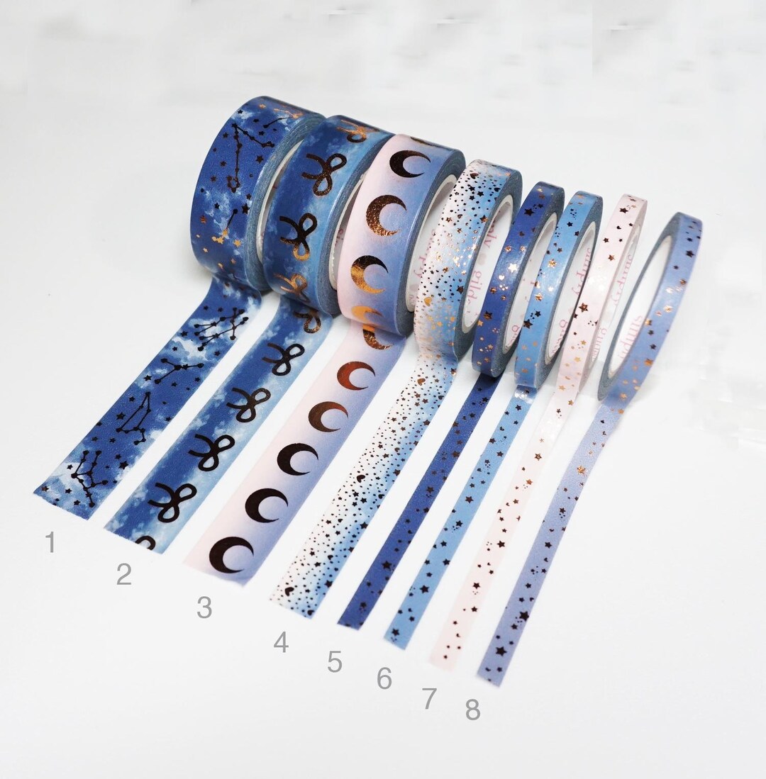 Simply Gilded Sailor Galaxy 14.0 Washi, 24" Samples for Planner, Galaxy ...