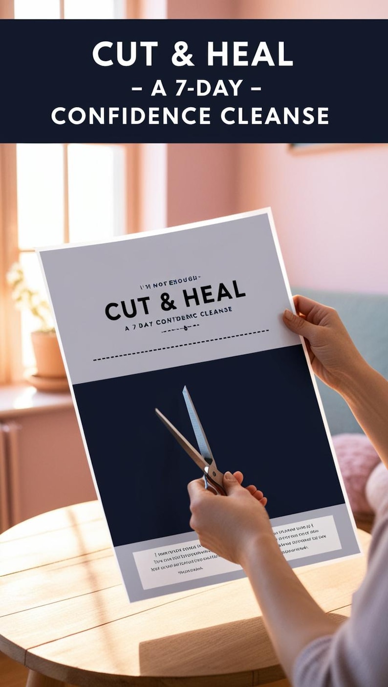 7-day Confidence Cleanse Printable | Cut & Heal Mental Health PDF ...