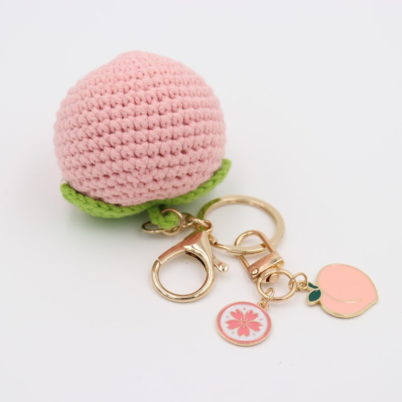 Fruit Crochet Key Ring - Etsy
