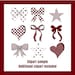 Maroon Varsity Letters Doodle Alphabet PNG Burgundy School Color Alpha ...