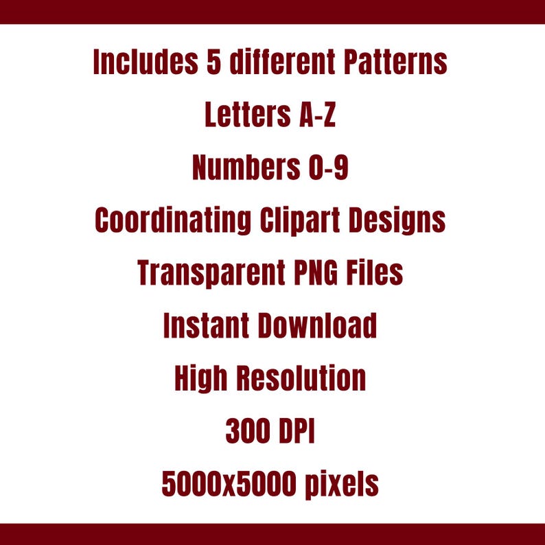 Maroon Varsity Letters Doodle Alphabet PNG Checkered Alpha Crimson ...