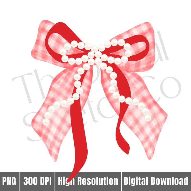 Preppy Pink Bows - Etsy