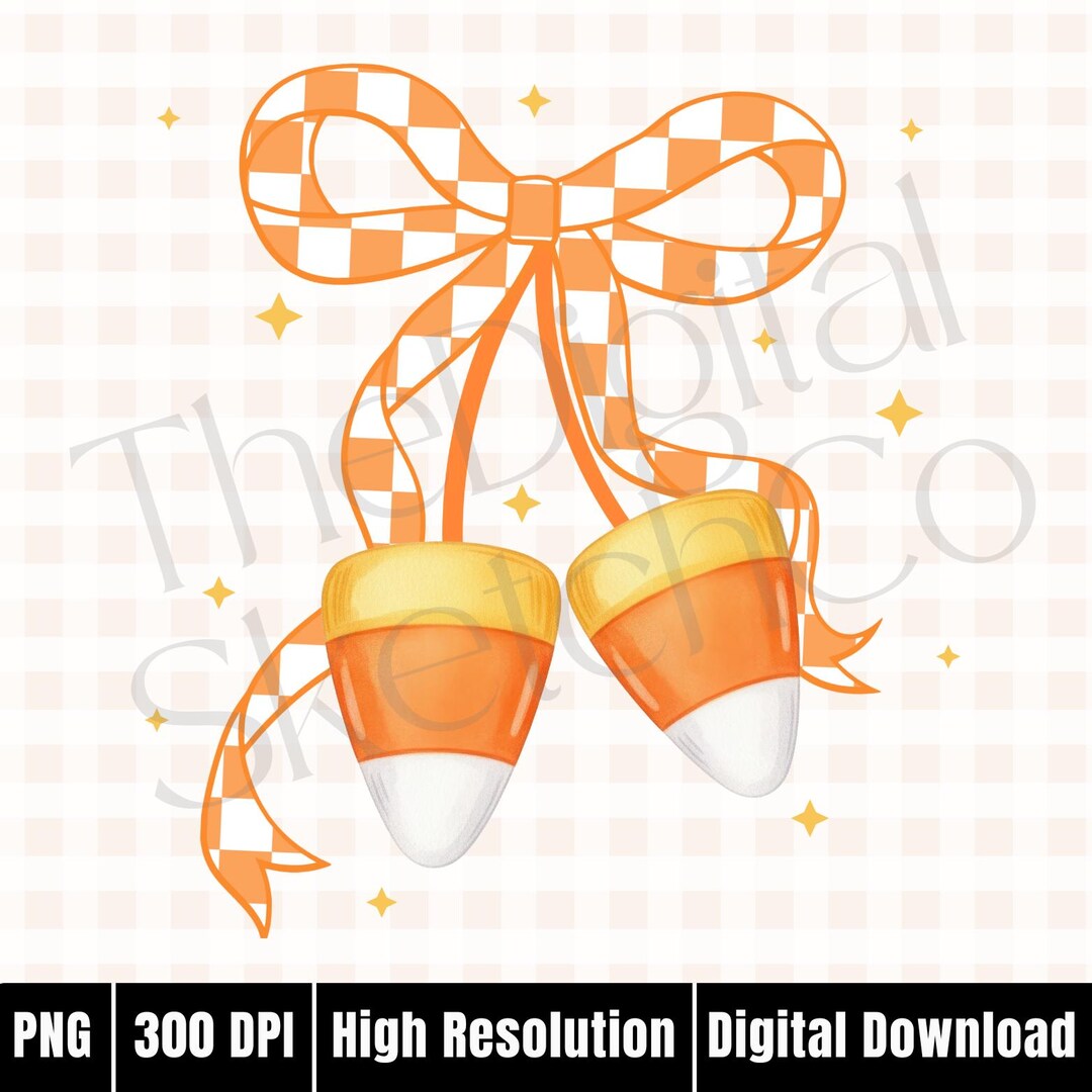 Preppy Candy Corn Fall Bow PNG Coquette Halloween Shirt Fall Mama Retro ...