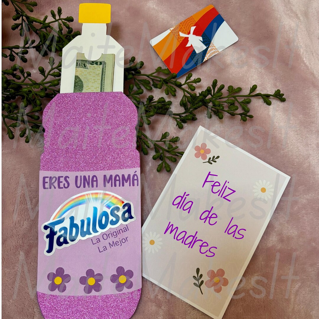 Fabulosa Gift Card Holder | Gift for Mom | Tarjeta De Dinero |regalo ...