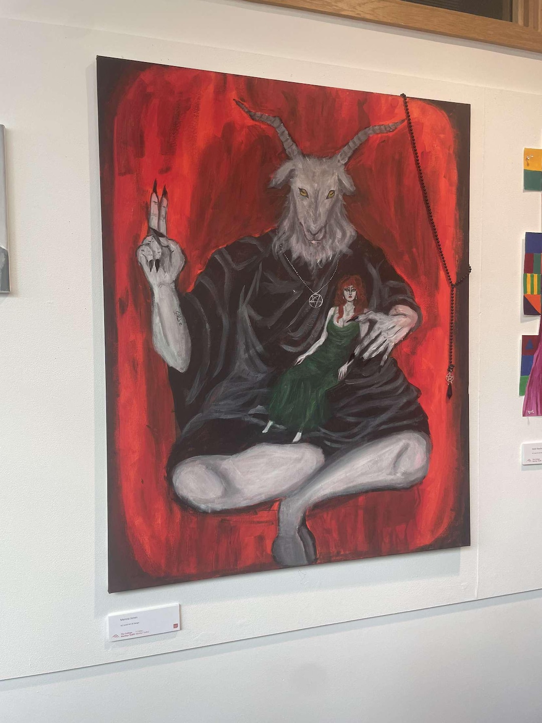 Large Baphomet Painting - Etsy