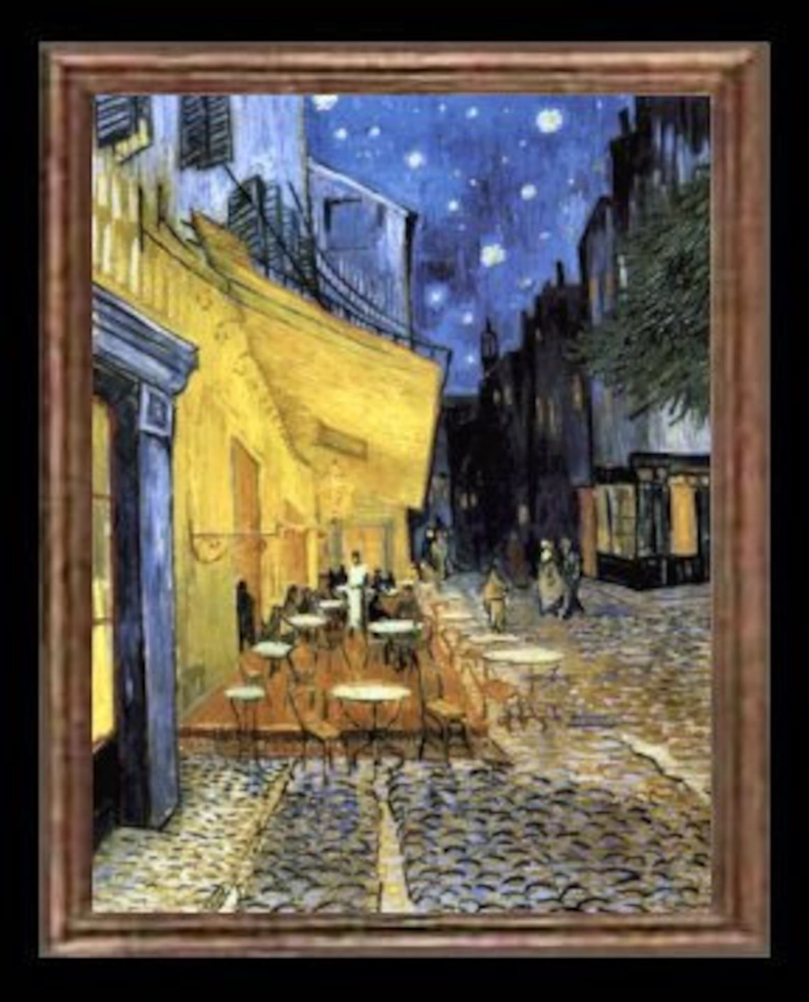Monet Starry Night Cafe Miniature Dollhouse Art Picture 1811 | Etsy