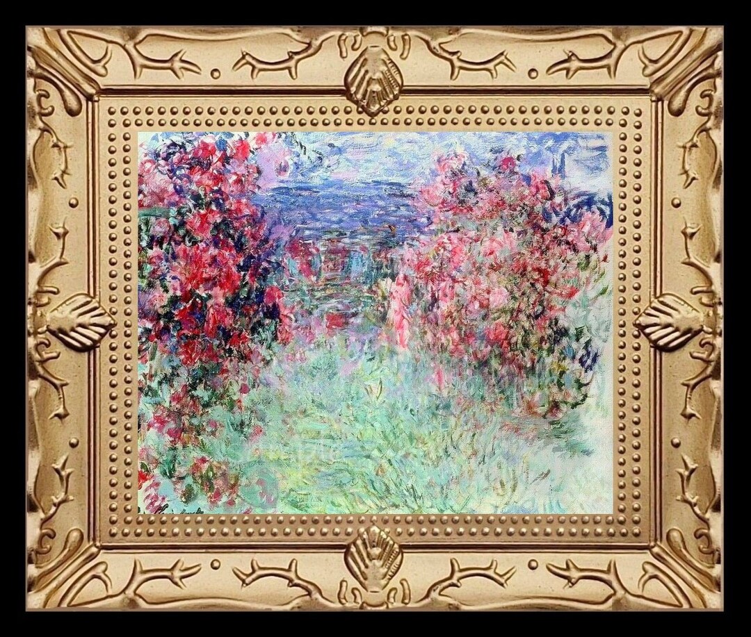 Monet Miniature Dollhouse Art Picture 8226 - Etsy
