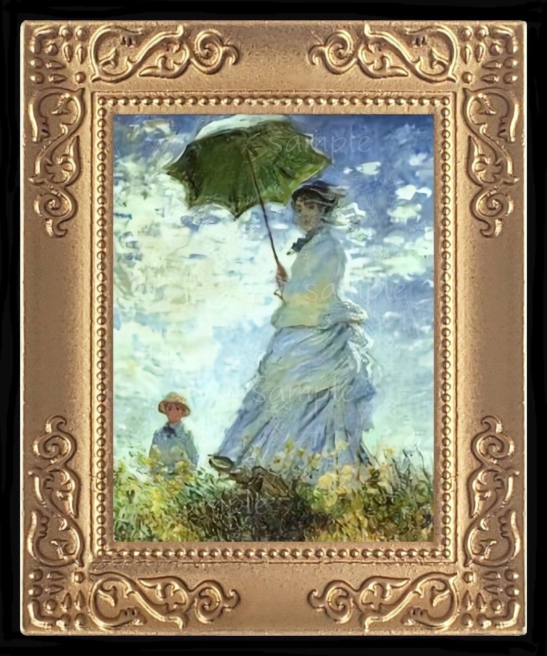 Monet Miniature Dollhouse Art Picture 8003 - Etsy
