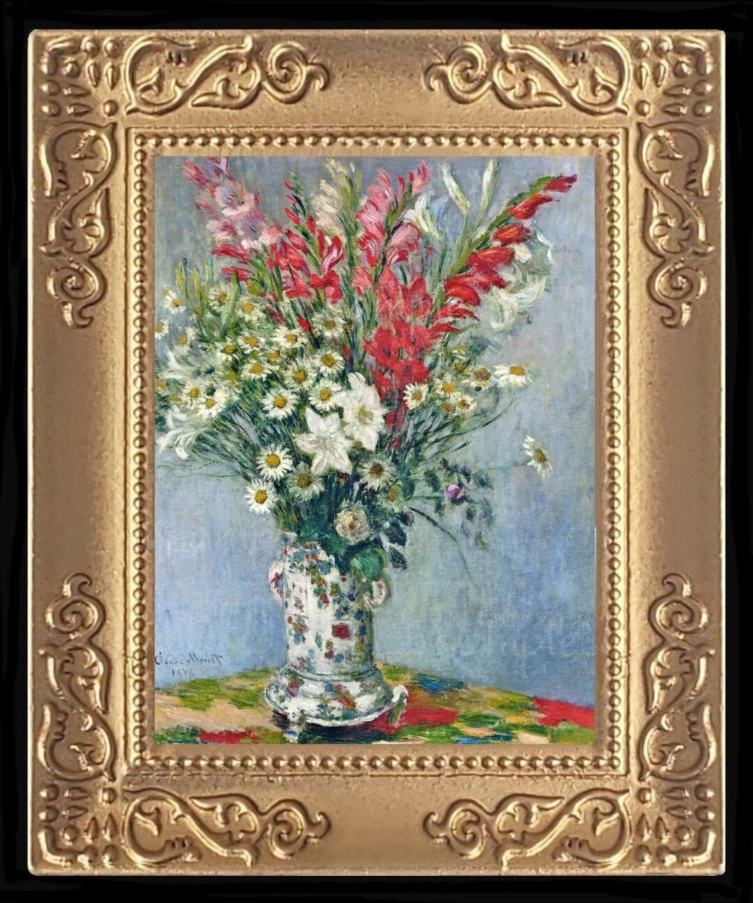 Monet Still Life Miniature Dollhouse Art Picture 8211 - Etsy