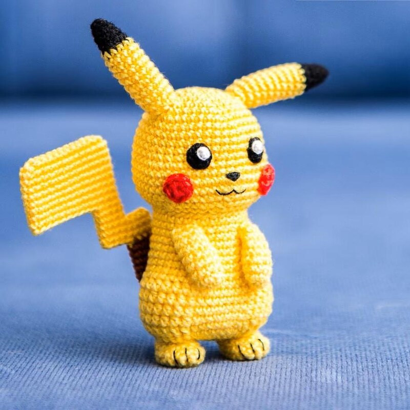 Crochet Pikachu Pattern - Etsy